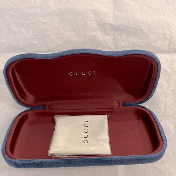 Gucci | Accessories | Gucci Glasses Case With Lens Cloth | Poshmark